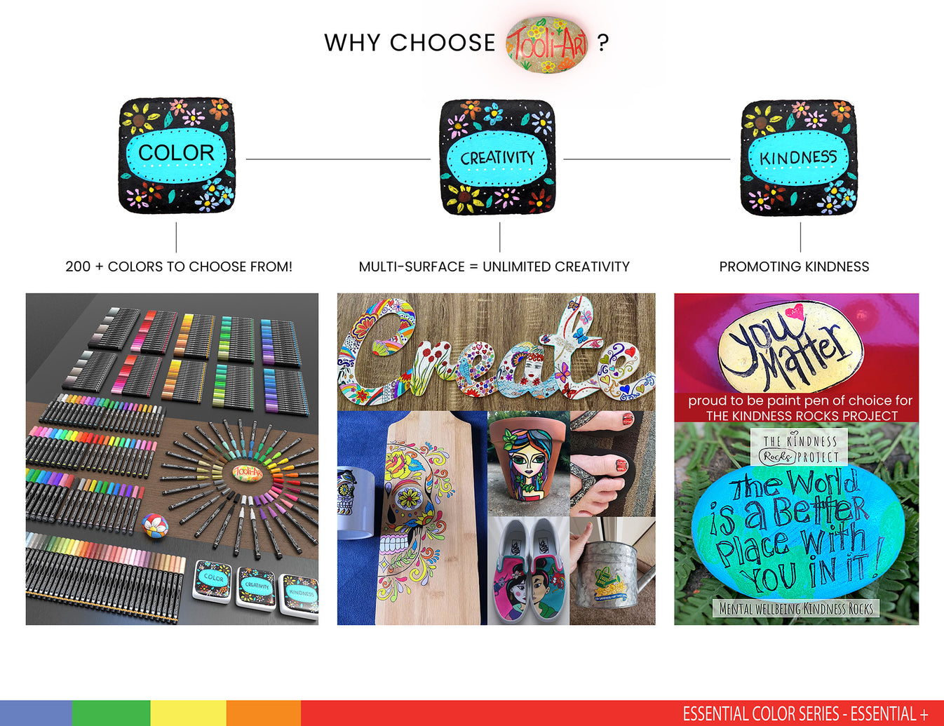 30 Essential Acrylic Paint Pens Assorted Color Set (3mm MEDIUM) – TOOLI-ART